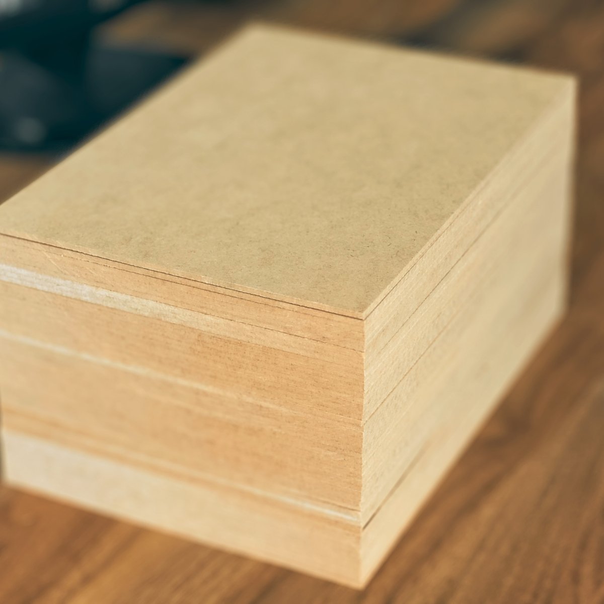 Placa Chapa Mdf Cru 20x28 A4 3mm Quadros Artesanato - 50 Un.