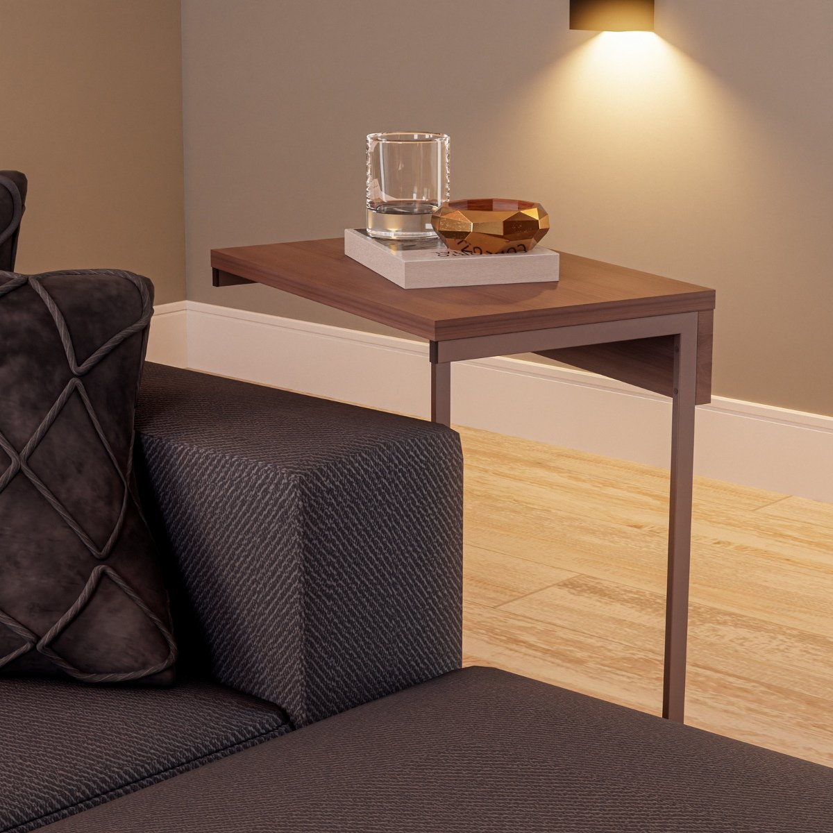 Mesa Lateral de Apoio para Notebook Delin - Corazzi/Fendi