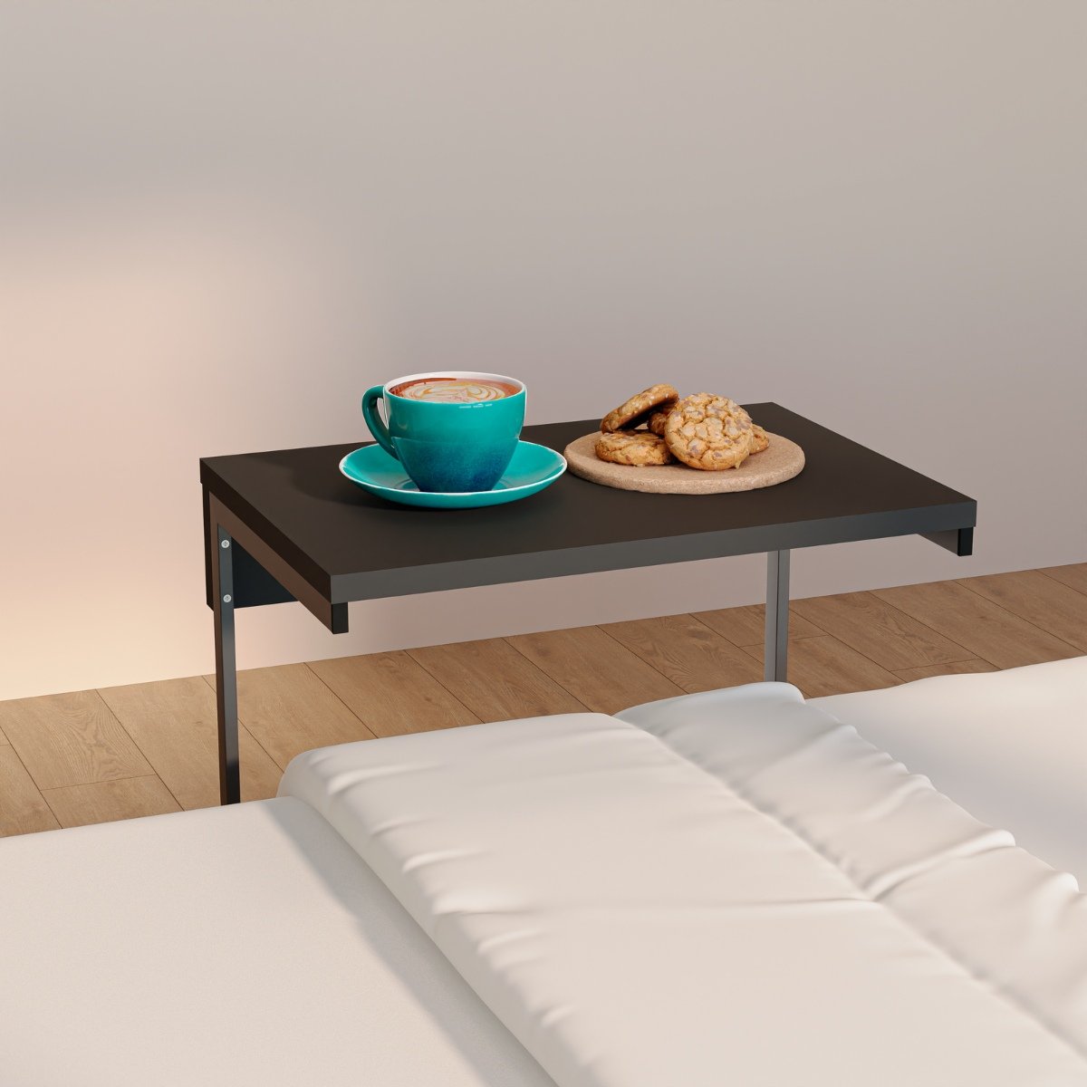 Mesa Lateral de Apoio para Notebook Delin - Preto