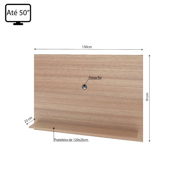 Painel TV 50 Com Prateleira Columbia - Montana